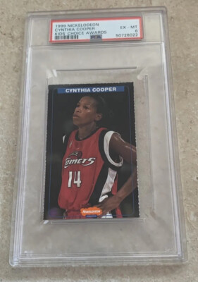 Cynthia Cooper ROOKIE WNBA 1999 Nickelodeon KIDS Choice Houston Comets ...