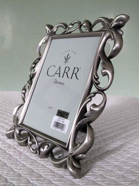 Carr 5" x 7" Picture Frame Art Nouveau Ornate Vines Genuine Pewter ...