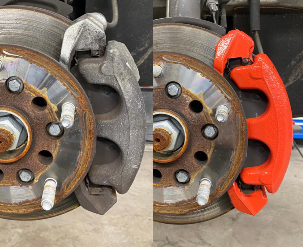 Orange Brake Caliper Paint Spray Drums Rotor Valve Cover High Temp ...