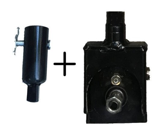 Post hole auger/digger to 1/2" drive adapter for mobile home/earth ...