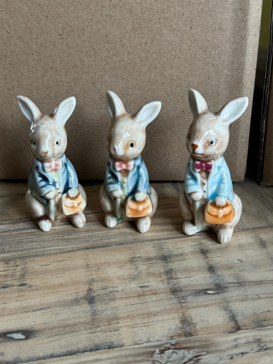 Vintage Ceramic Bunny Figurine