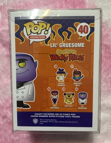 Lil Gruesome Funko Pop Wacky Races Orange LE 500 SDCC Comic Con No ...