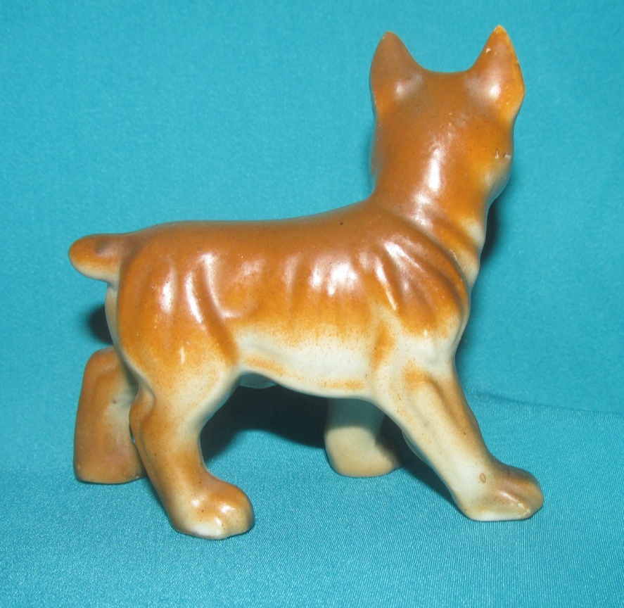 Vintage Porcelain Boxer Dog Figurine-Japan-Exc condition | eBay