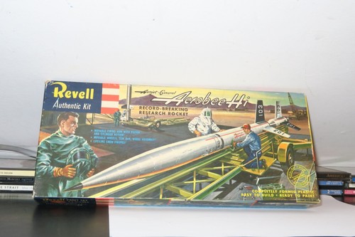 VINTAGE 1958 REVELL H-1814 AEROBEE HI ROCKET PLASTIC KIT | eBay