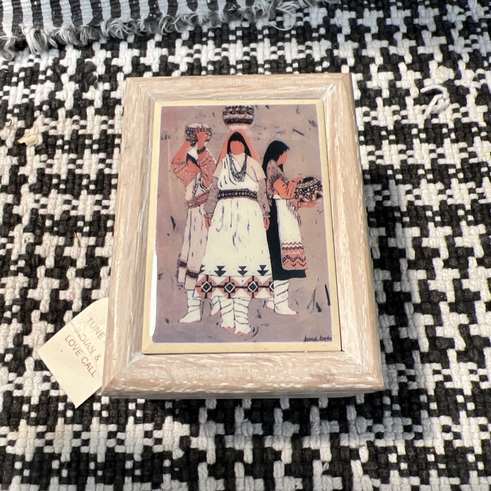 Wooden Trinket Music Box Graphic Art Tiles "Love Call" Kimberly ...