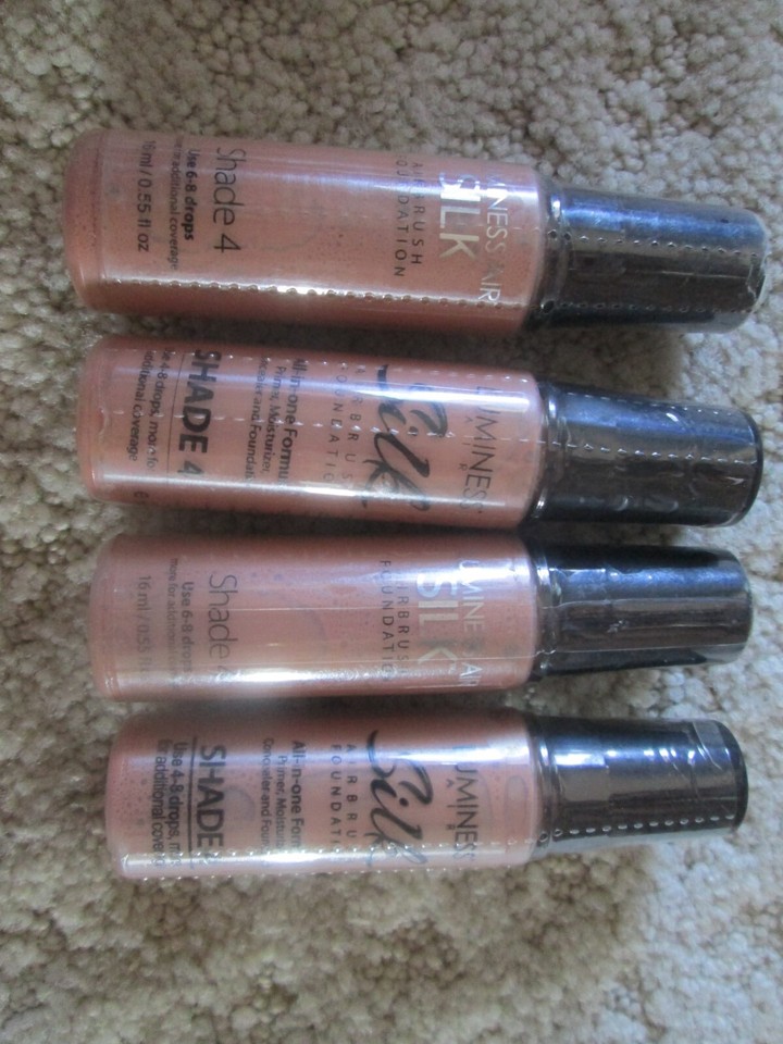 2 New Sealed Original .55oz Luminess Airbrush Foundation Silk Shades 3 ...