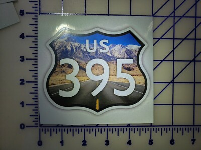 Highway 395 Route 395 Bishop Mammoth Lone pine Logo Vinyl Decal ...
