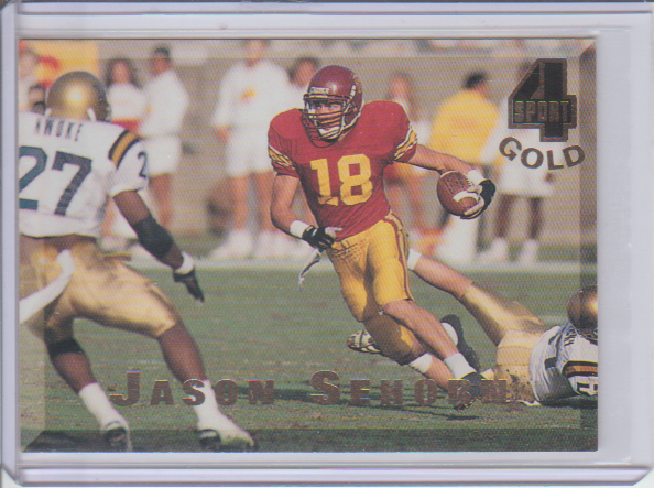 1994 Classic Four Sport Gold Rookie 106 Jason Sehorn USC Trojans New ...