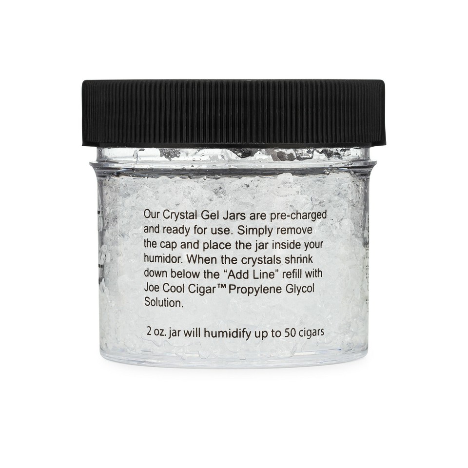 Crystal Gel 2 oz Humidifier Jar for Cigar Humidors - 2 PACK - Joe Cool ...