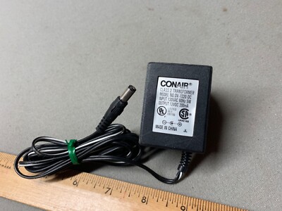 Conair DV 1220 DC - 12V 200mA 5W 60Hz AC Adapter Power Supply Charger ...
