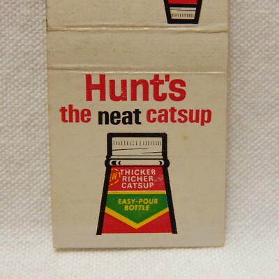 HUNTS CATSUP, FRONT STRIKE MATCHBOOK | eBay