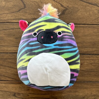 Squishmallows Safiyah The Zebra 8" Plush, Rainbow Striped Zebra | eBay