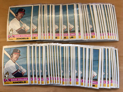 1976 Topps Baseball Dave Collins #363 Rookie RC 77 Card Lot Angels | eBay