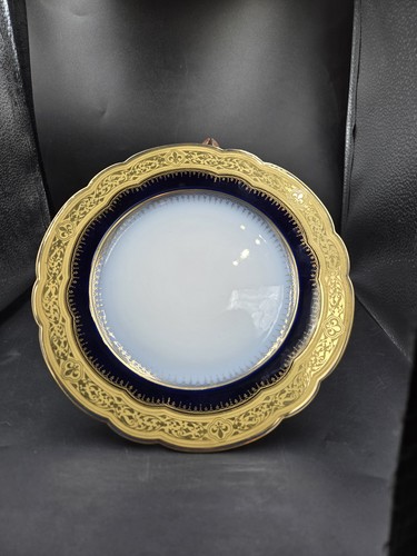 Antique French Louis Chanut Gold Decorated Porcelain Dessert Pedestal ...