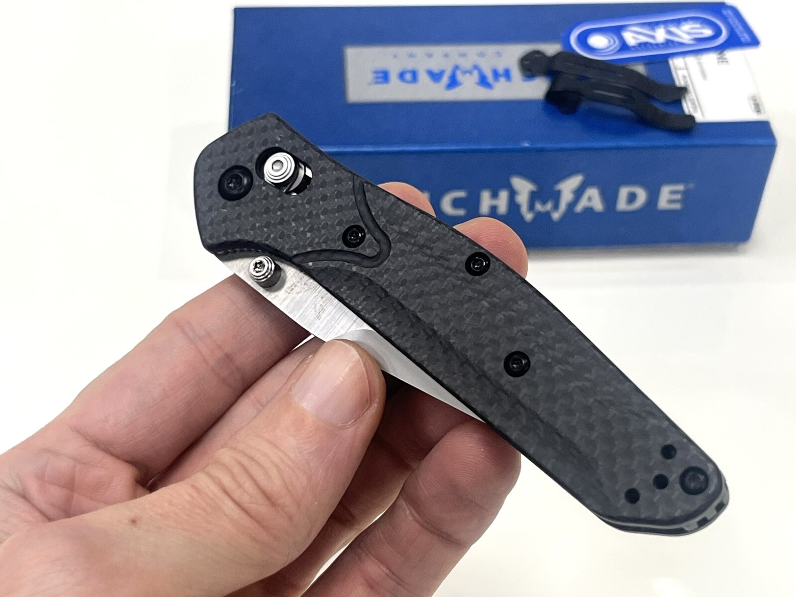 Benchmade 943 Osborne Carbon Fiber Lux Class MOD backspacer ...