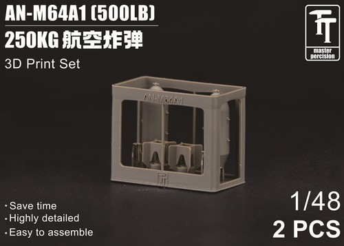 Master Percision 1/48 Scale AN-M64A1 [500LB] 250kg Aerial Bomb 3D Print ...