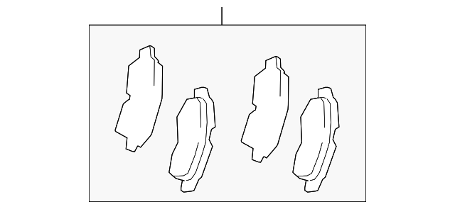 TOYOTA 0446502240 Genuine OEM Factory Original Front Pads for sale ...