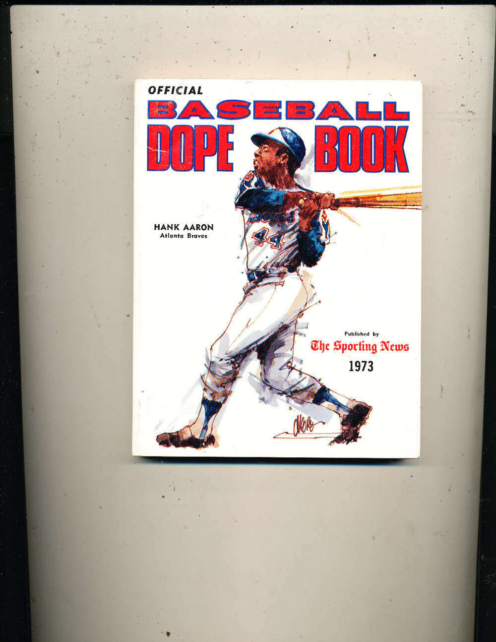 The Sporting News Dope Book 1973 Hank Aaron Braves | eBay