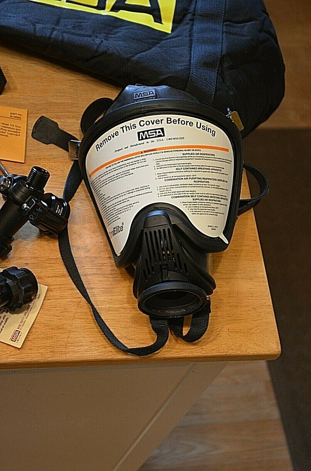MSA AirHawk II Self-Contained Breathing Apparatus Mask Respirator ...