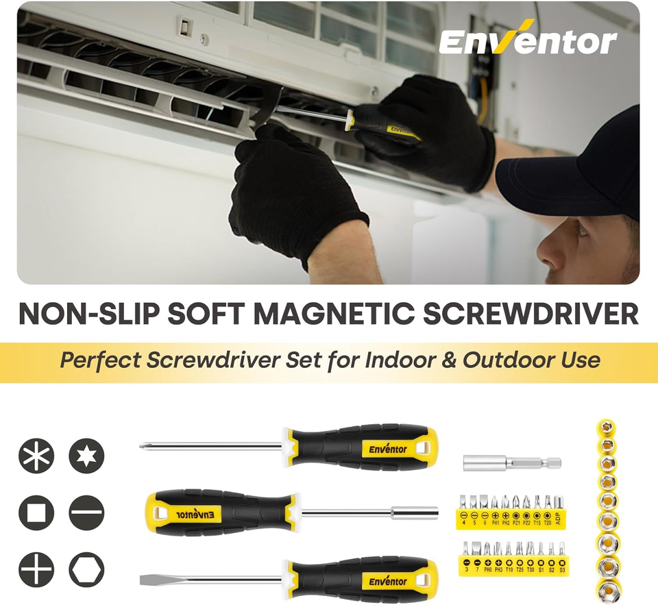 Tool Kit Set, 108PCS General Household Hand Tool Kit with Storage ...