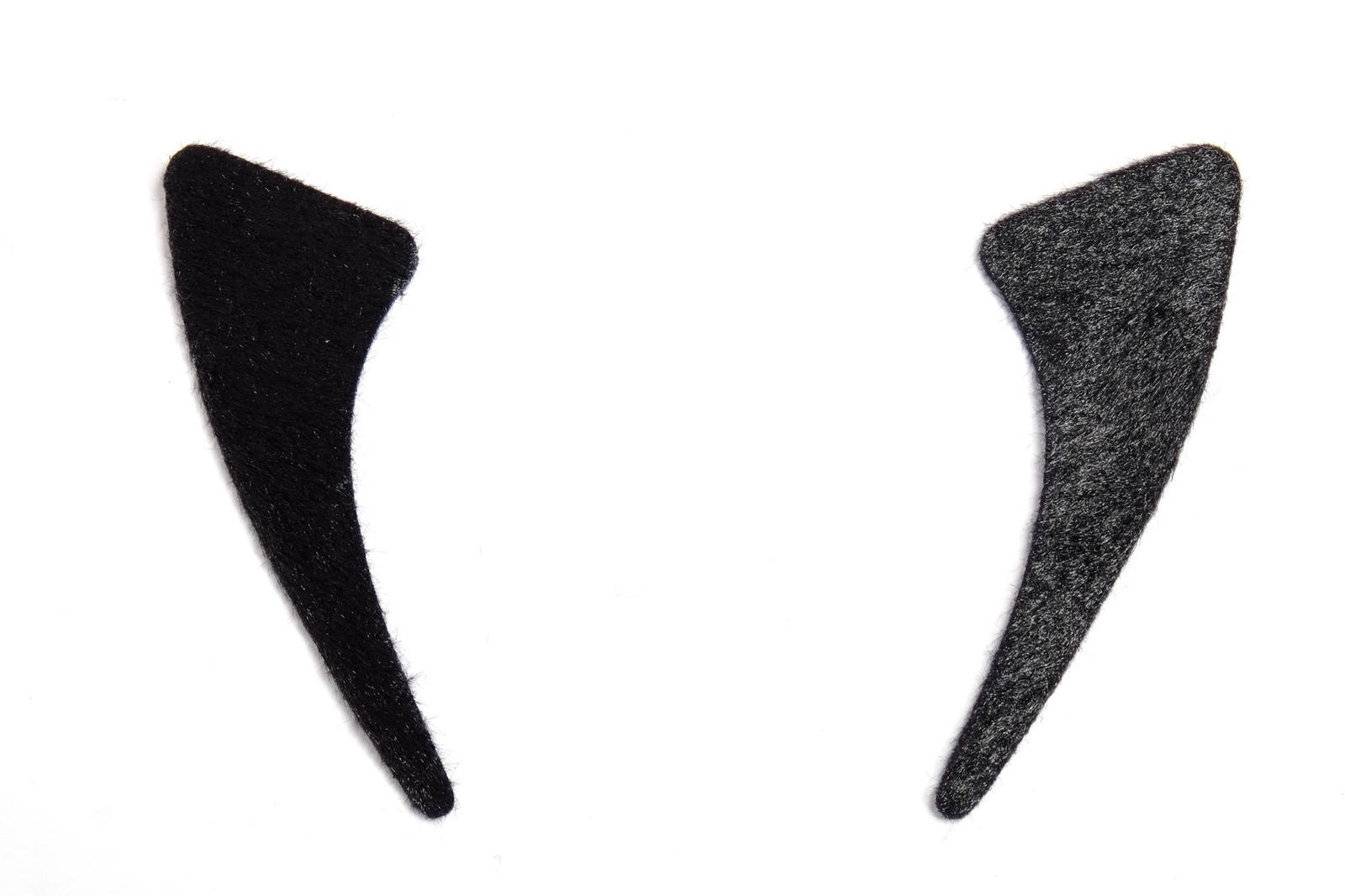 Karneval falscher Bart Backenbart Koteletten schwarz schmal 20er 70er ...