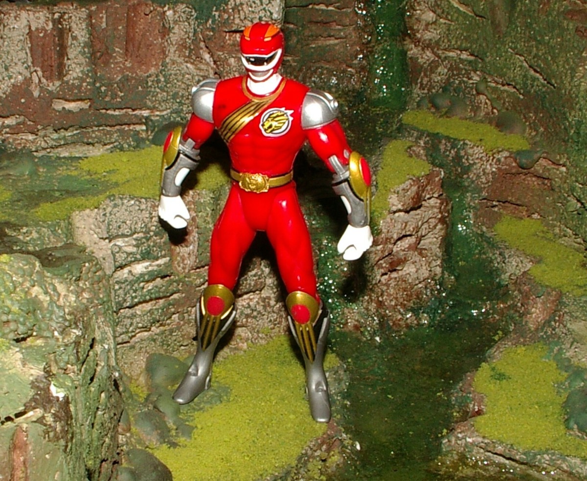 Power Rangers Wild Force Red Ranger Costume Red Shadow Ranger (Wild