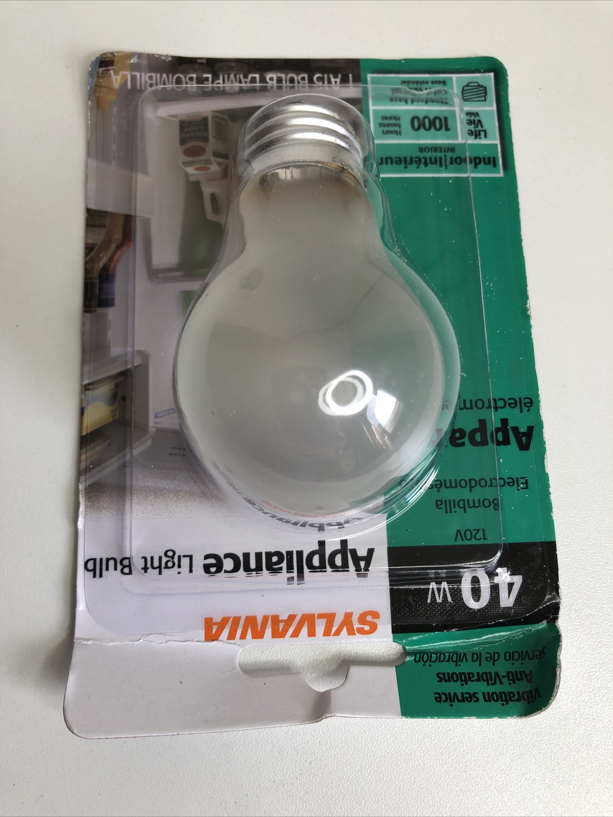 Sylvania Appliance Light Bulb 40W Frosted 40A15/IF/APPL/BL Anti ...