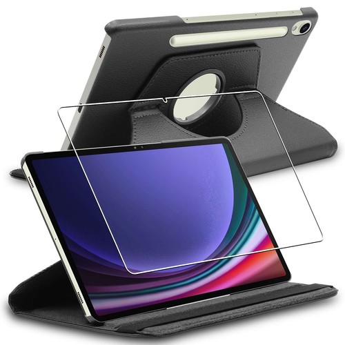Samsung Galaxy Tab S9 case, 5G rotating case cover 360 PU leather ...