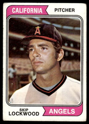 1974 Topps Skip Lockwood #532 California Angels Baseball Card | eBay