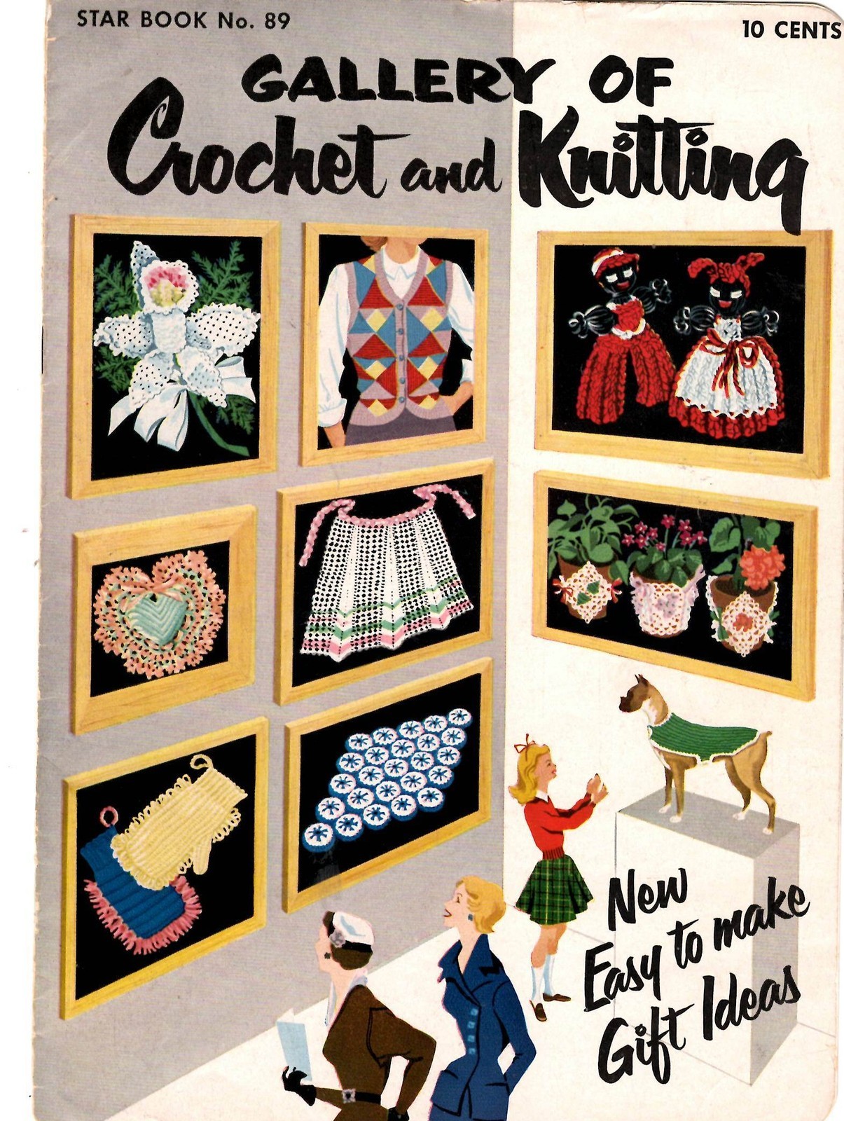 American Thread Co. Pattern Book GALLERY OF CROCHET & KNITTING Star ...