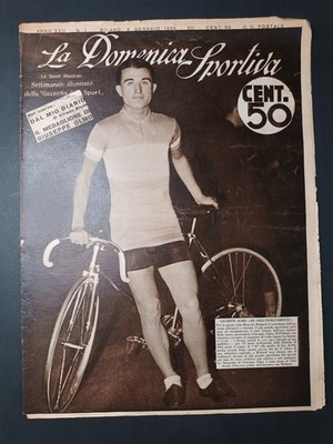 Rivista LA DOMENICA SPORTIVA numero 1 anno 1935 Giuseppe Olmo | eBay