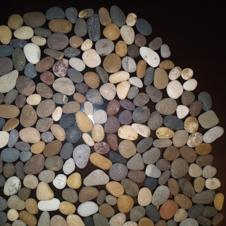 Small colourful pebbles for pebble art, mosaic, arts & crafts. 500 gr ...