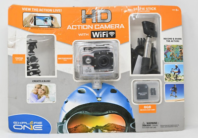 Explore One HD Wi-Fi Enabled Action Camera and Accessories | eBay