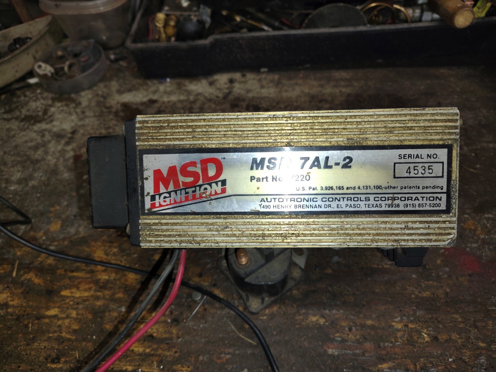 MSD Ignition 7220 7AL-2 High Output Ignition Control box | eBay