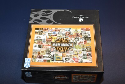 FX Schmid Harley Davidson 1000 Piece Jigsaw Puzzle HD VINTAGE ...