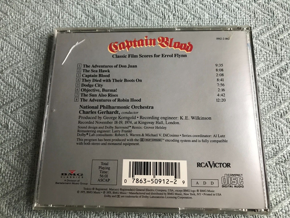 Captain Blood: Classic Film Scores for Errol Flynn by National ...