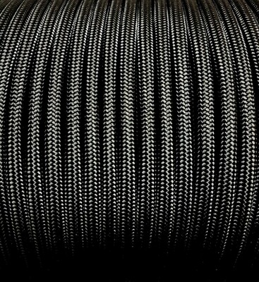 Black Polyester eco Braid on Braid Rope 6mm 8mm 10mm 12mm 14mm 16mm ...