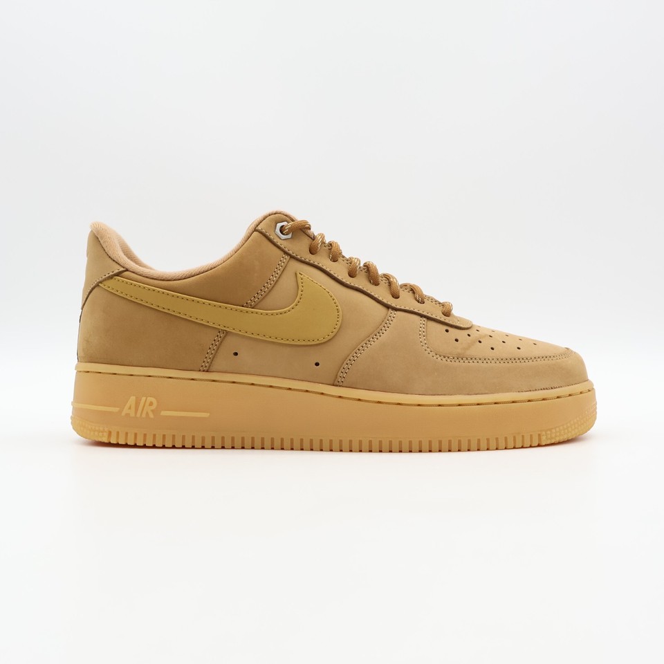 CJ9179-200 Nike Air Force 1 Low Flax Wheat Gum Light Brown Black (Men's ...