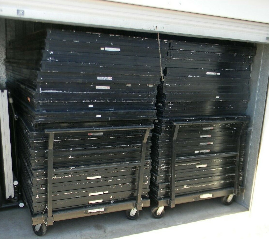 Sico Venue Maker and Fold N' Set Stage Deck Portable 4'x8' Reversible ...