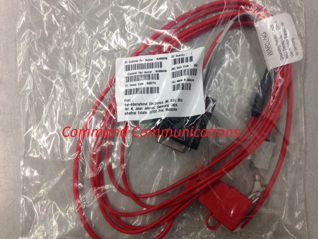 Motorola HLN6863B Mid Power Rear Ignition Cable for Motorola XTL5000 ...