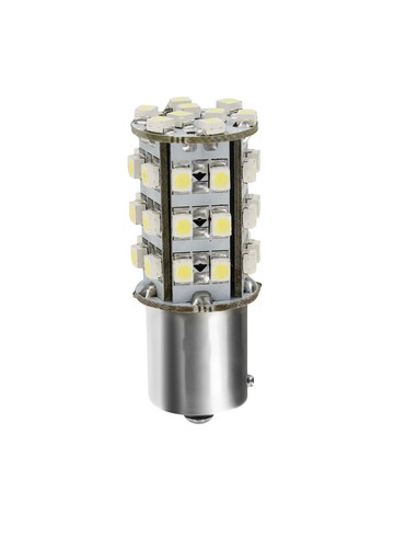 24/28V Hyper Led 39 39 SMD X 1 Chips (P21W) BA15S 1 Pz D/Blister Blanc ...