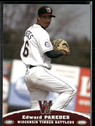 Edward Paredes 2008 Wisconsin Timber Rattlers Team Set | eBay