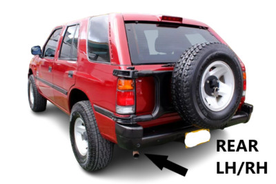For Isuzu Rodeo Rear Bumper Ends set 2 pieces LH RH | eBay