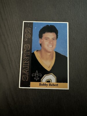 1992 BOBBY HEBERT New Orleans Saints McDag Team Issue Behavioral Health ...