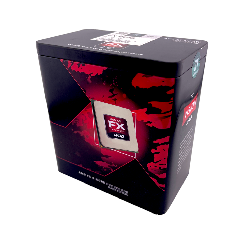 TIN BOX ONLY AMD FX8120 FX 8 Core Proccesor 3.1GHz Socket AM3+ Black ...