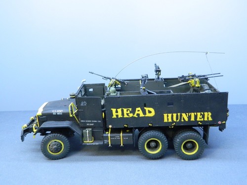 1/35 CUSTOM PRO BUILT Vietnam Gun Truck "HEAD HUNTER" Completely ...