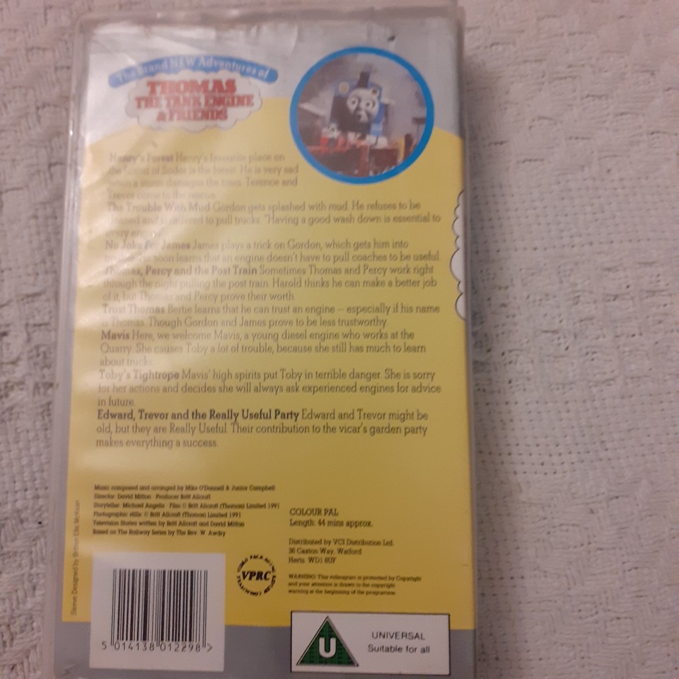 Thomas The Tank Engine & Friends ~ Trust Thomas and Other Stories VHS ...