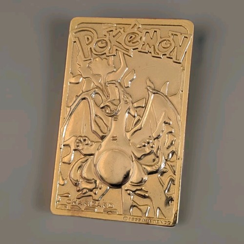 Charizard Pokemon 23K Gold Plated Trading Card. Burger King 1999 | eBay