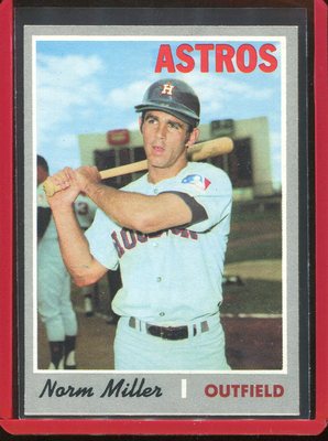 1970 Topps Baseball # 619 Norm Miller NM-MT Near Mint to Mint | eBay