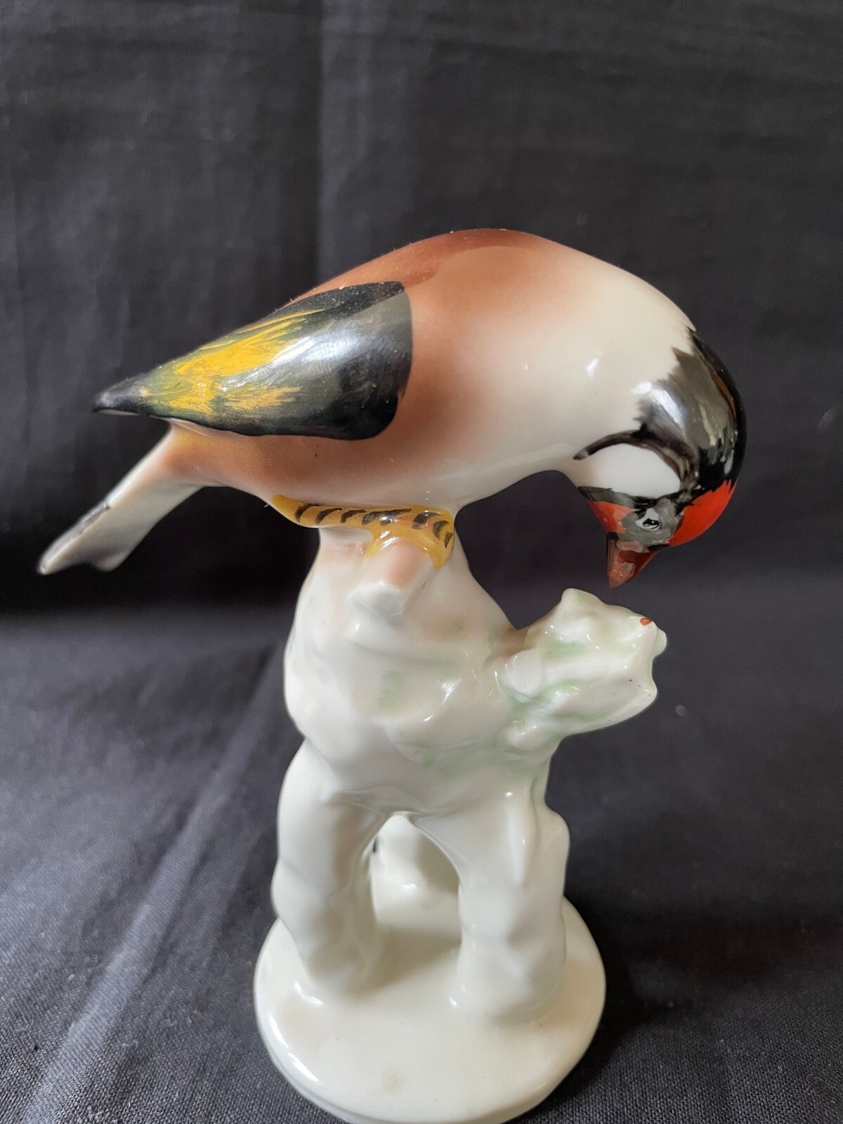 Antique German porcelain bird red mark bottom | eBay